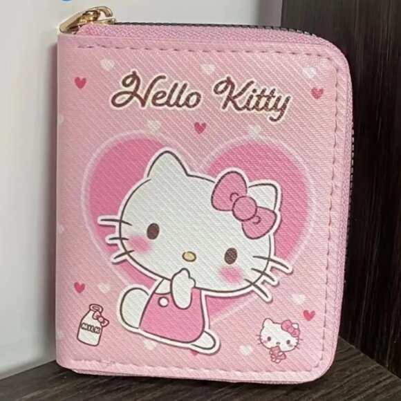 Hello Kitty | Bags | New Hello Kitty Fashion Clutch Wallet Coin Purse ...